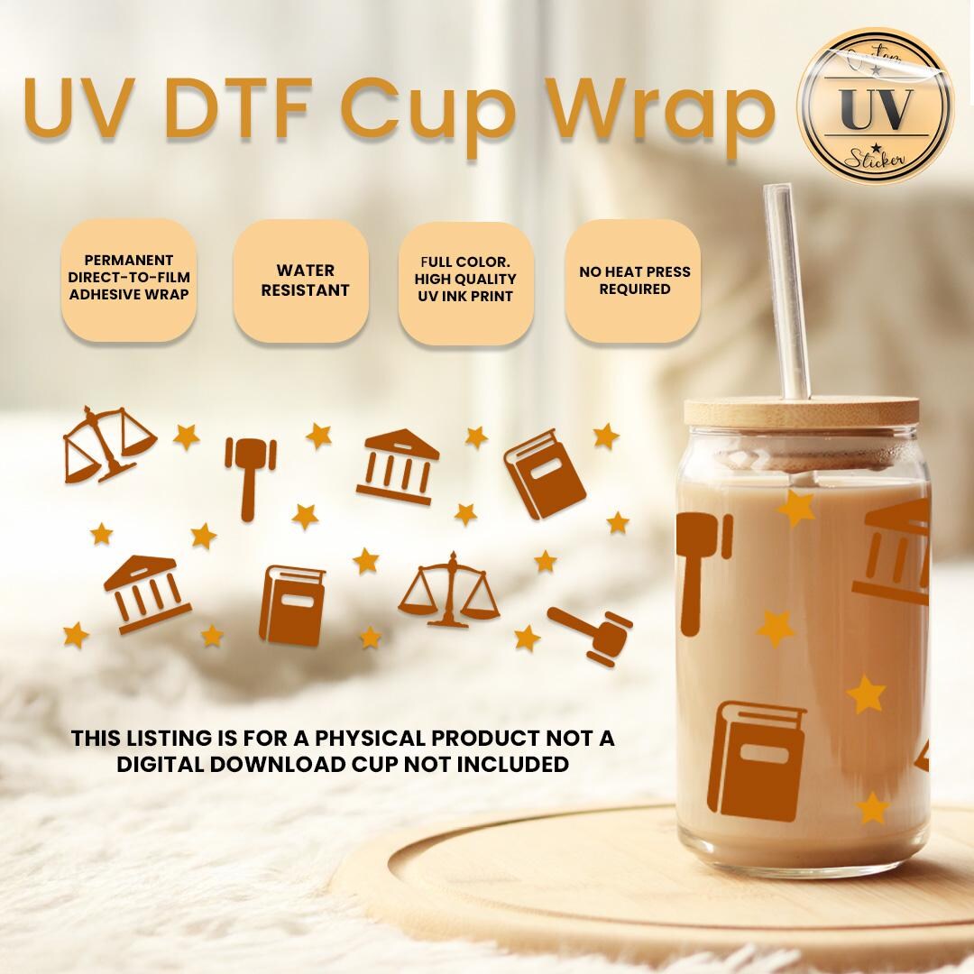 Lawyer Mom UV DTF Glass Cup Wrap, Law School Graduation Gift - Etsy