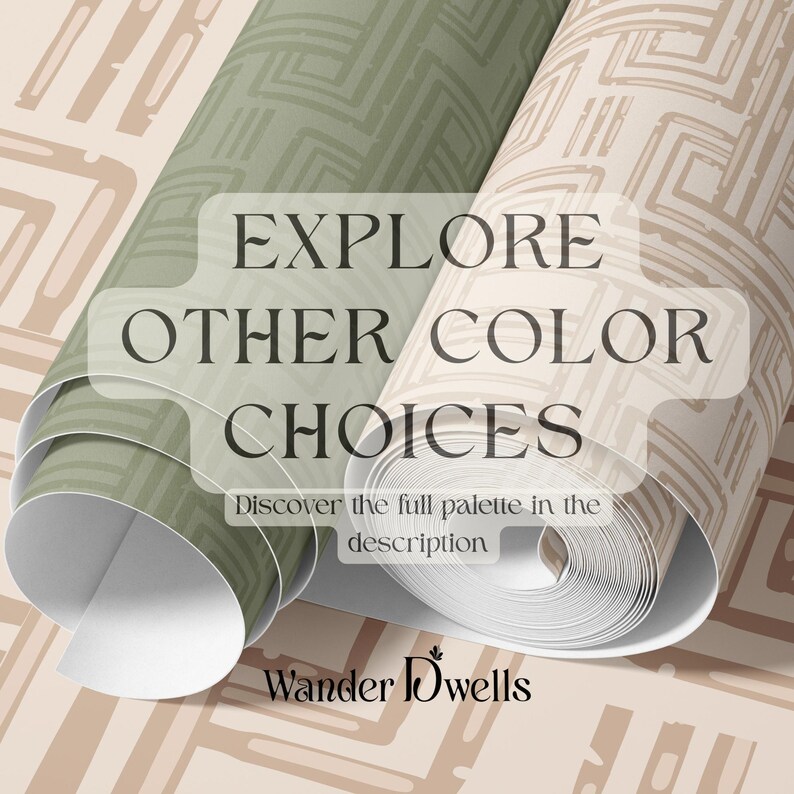 Beige Geometric Wallpaper Modern Design Minimalist Aesthetic Neutral ...