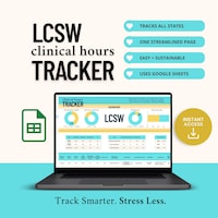 LCSW Clinical Hours Documentation Tool - Etsy