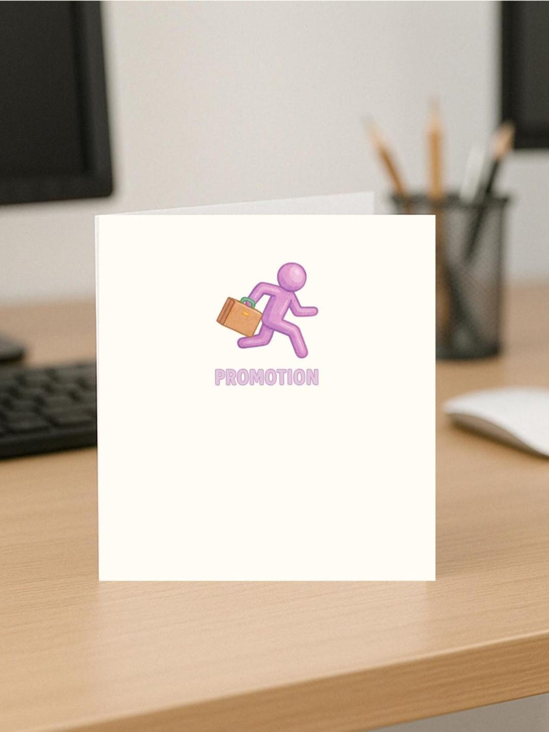 Sims-inspired Congrats Card - Funny Promotion Card With Iconic ...