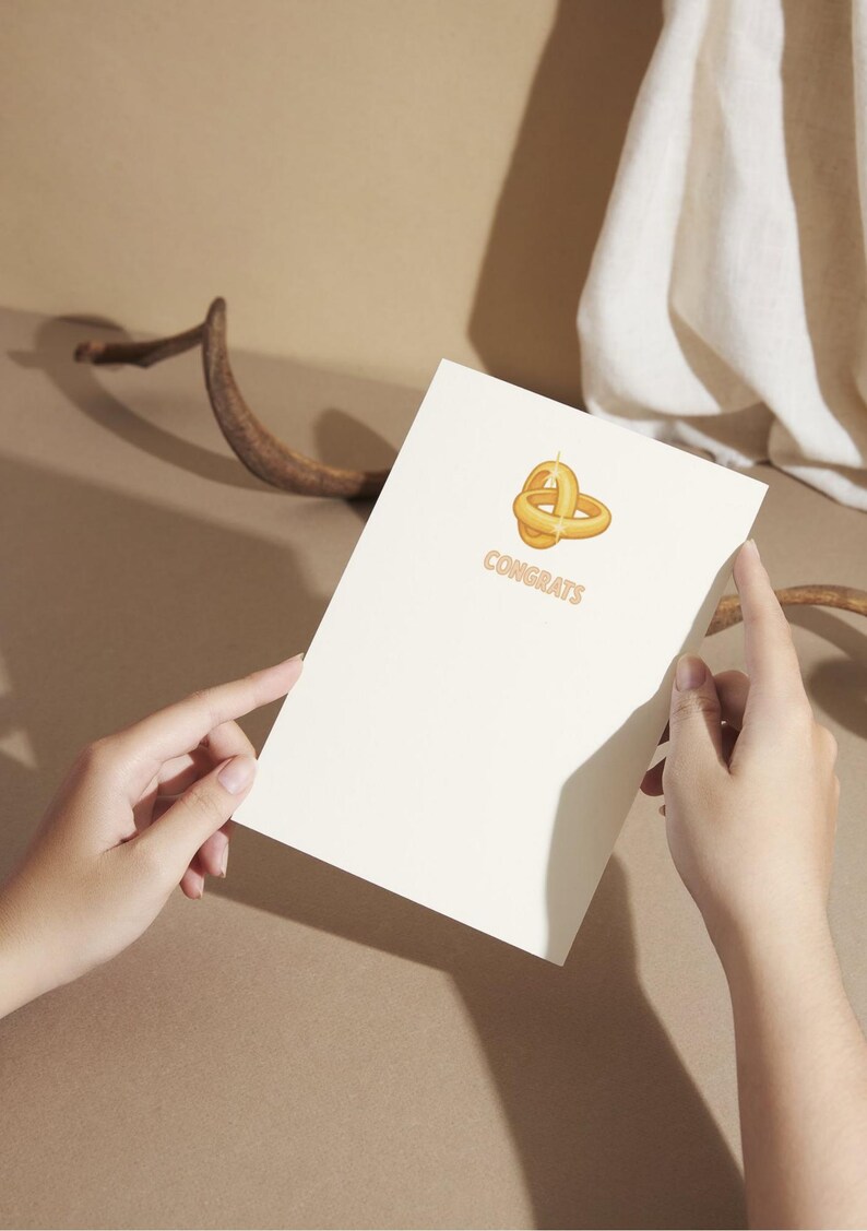 Sims-inspired Congrats Card - Funny Engagement, Wedding or Engagement ...