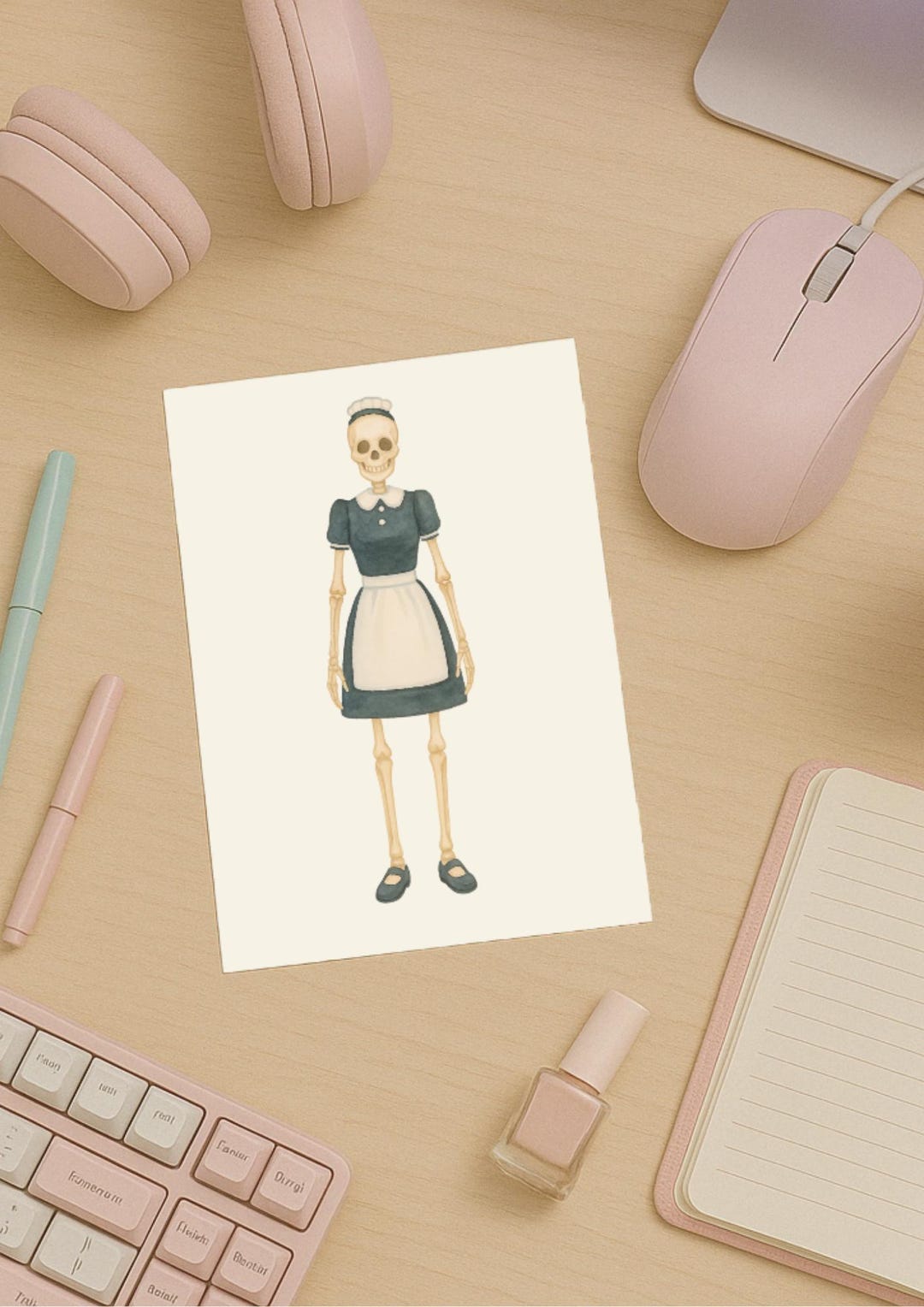 Bonehilda Wall Art Download – Sims-inspired Spooky Poster | Digital ...
