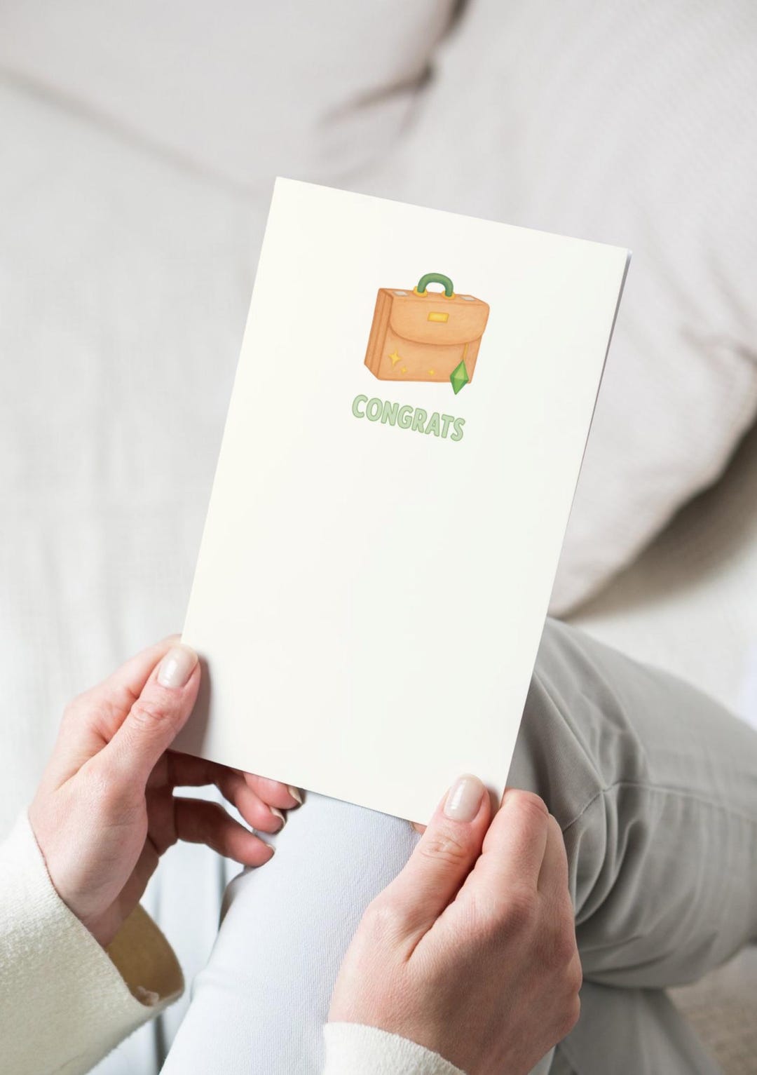 Sims-inspired Congrats Card - Funny Promotion or New Career Card With ...