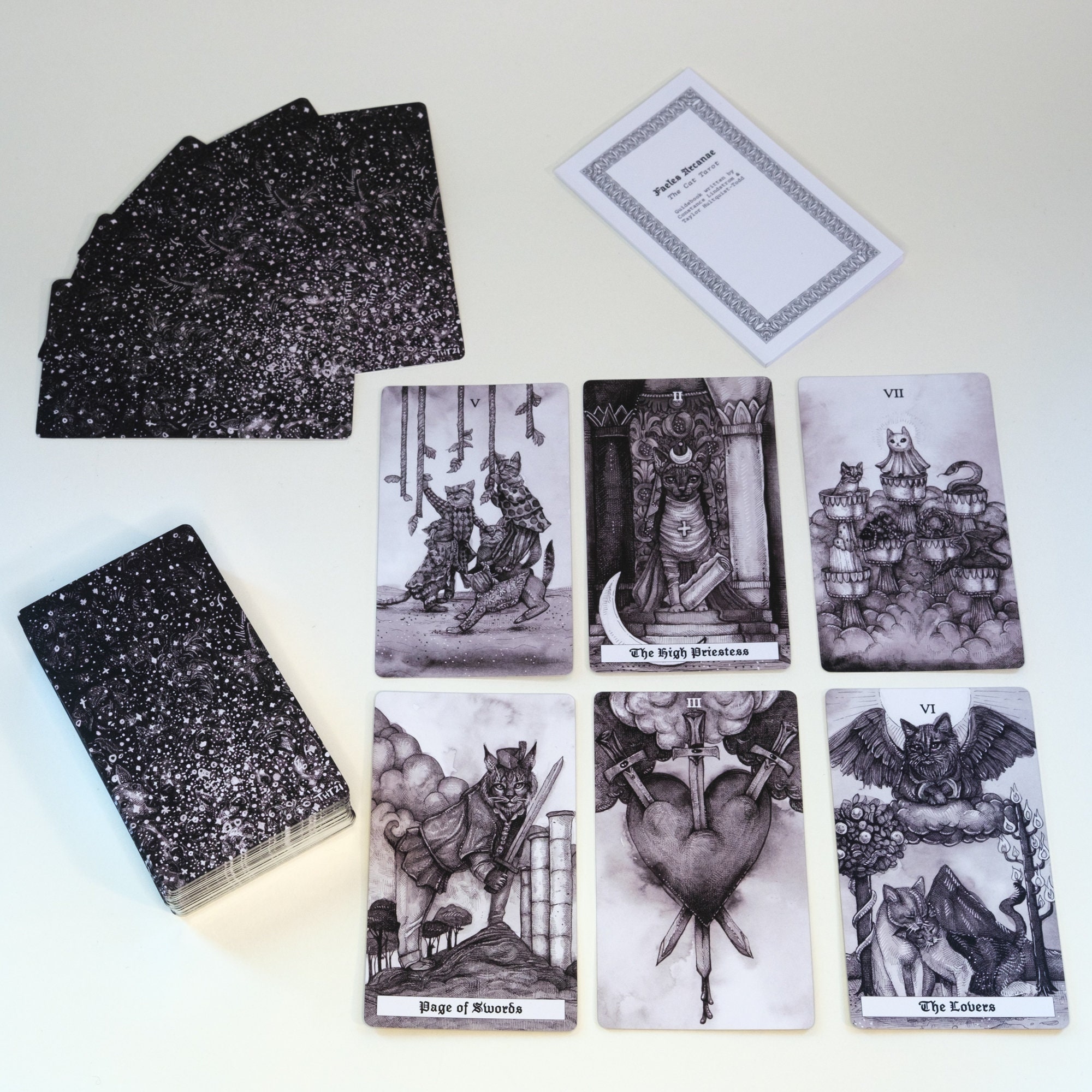 Faeles Arcanae the Cat Tarot Deck New Edition IN STOCK - Etsy Singapore