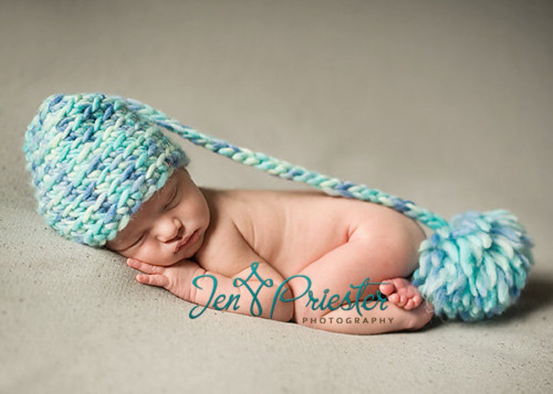 Download PDF Crochet Pattern 016 Newborn Pixie Hat Quick - Etsy