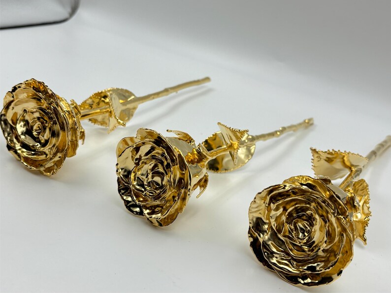 Personalised Real Rose 24K Gold Dipped With Personalized Heart Vase ...