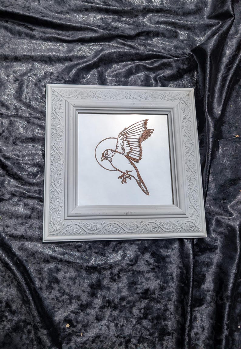 Bird in Flight Mirror - Etsy