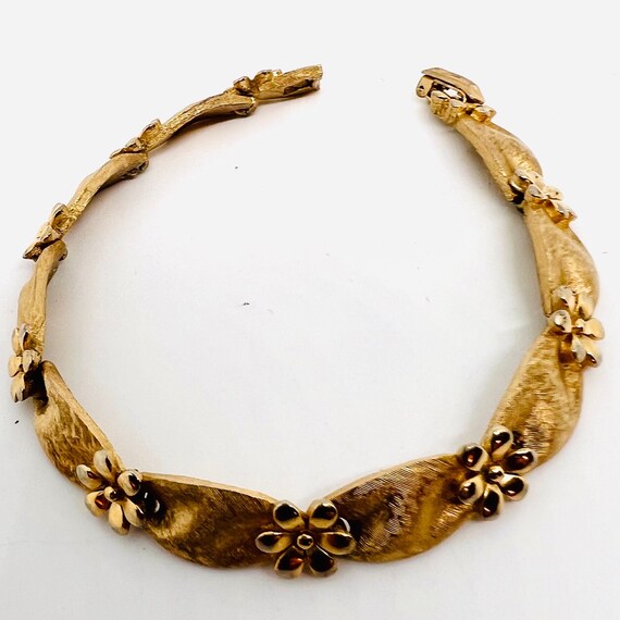 TRIFARI Brushed Gold Tone Birthday Ribbon Bracelet Si… - Gem