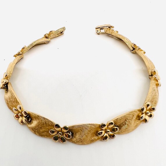 TRIFARI Brushed Gold Tone Birthday Ribbon Bracelet Si… - Gem