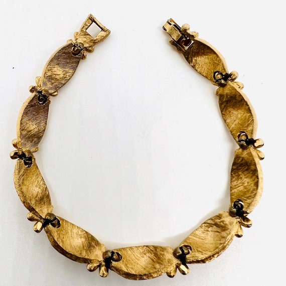 TRIFARI Brushed Gold Tone Birthday Ribbon Bracelet Si… - Gem