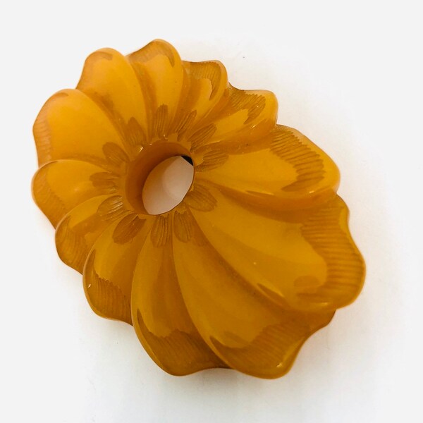Bakelite Flower Pin - Etsy