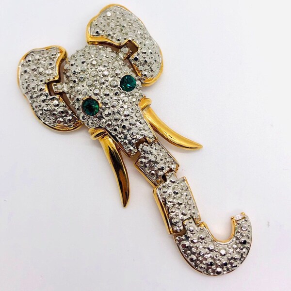 Elephant Brooch - Etsy