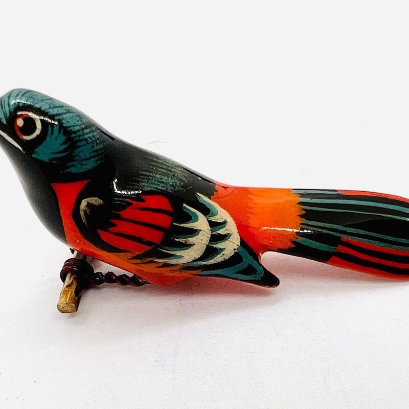 Takahashi Bird Pin Brooch - Etsy