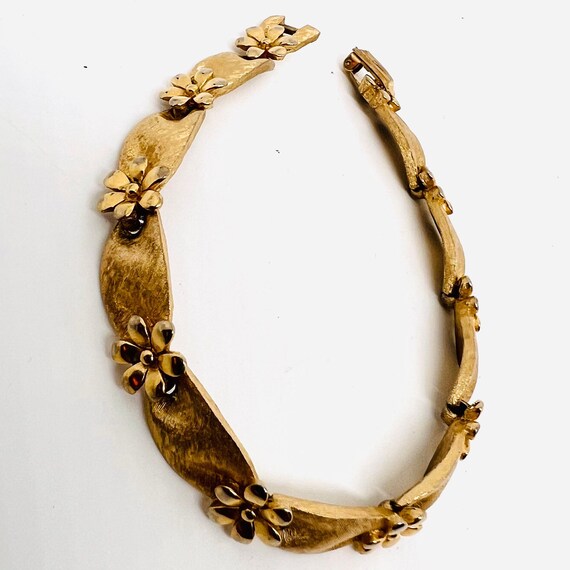 TRIFARI Brushed Gold Tone Birthday Ribbon Bracelet Si… - Gem