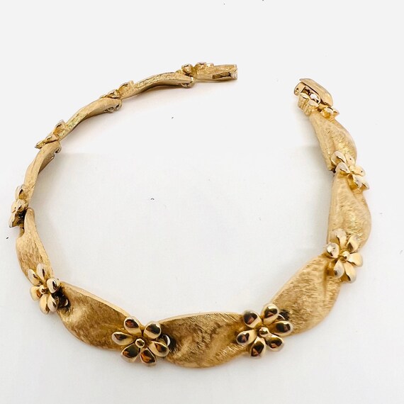 TRIFARI Brushed Gold Tone Birthday Ribbon Bracelet Si… - Gem