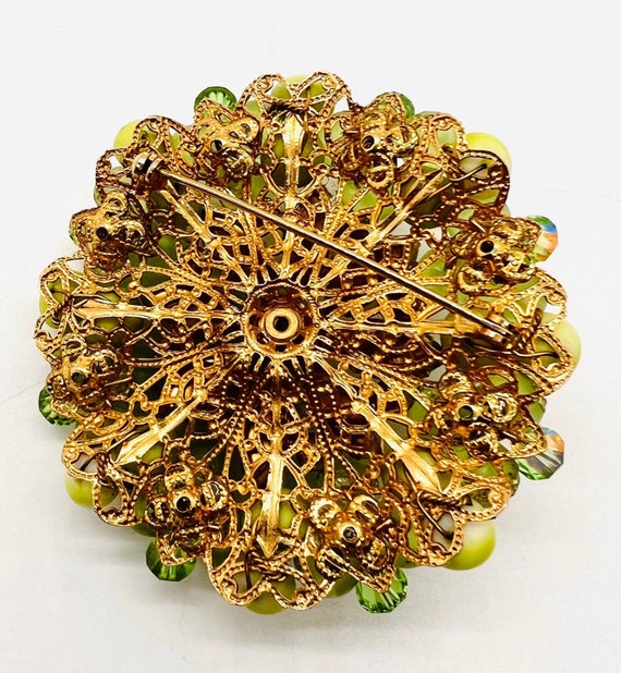 Large Easter Egg Stippled Rhinestone & Glass Beaded B… - Gem