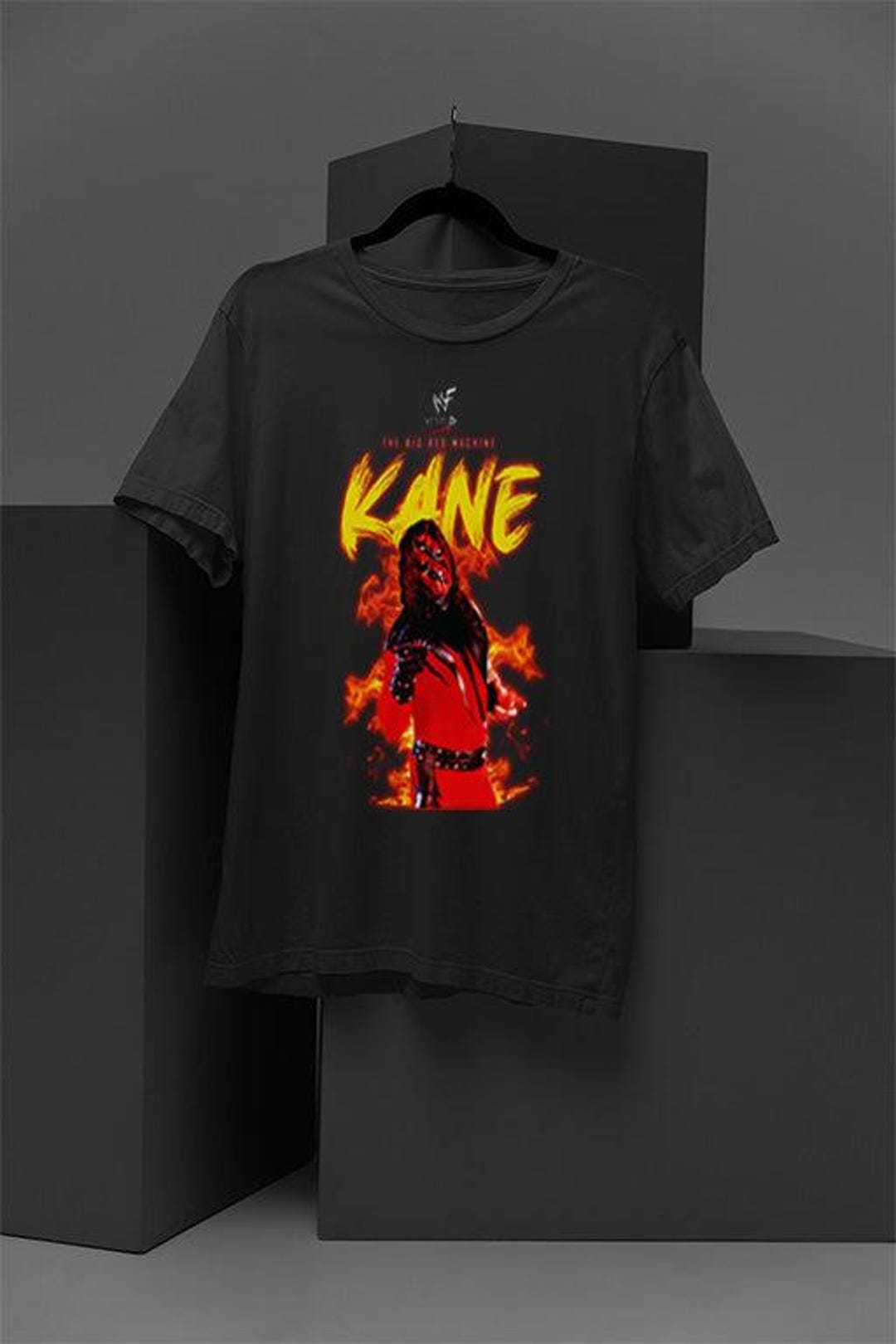 KANE WWE T-shirt | Big Red Machine Merch | Attitude Era Collector's ...