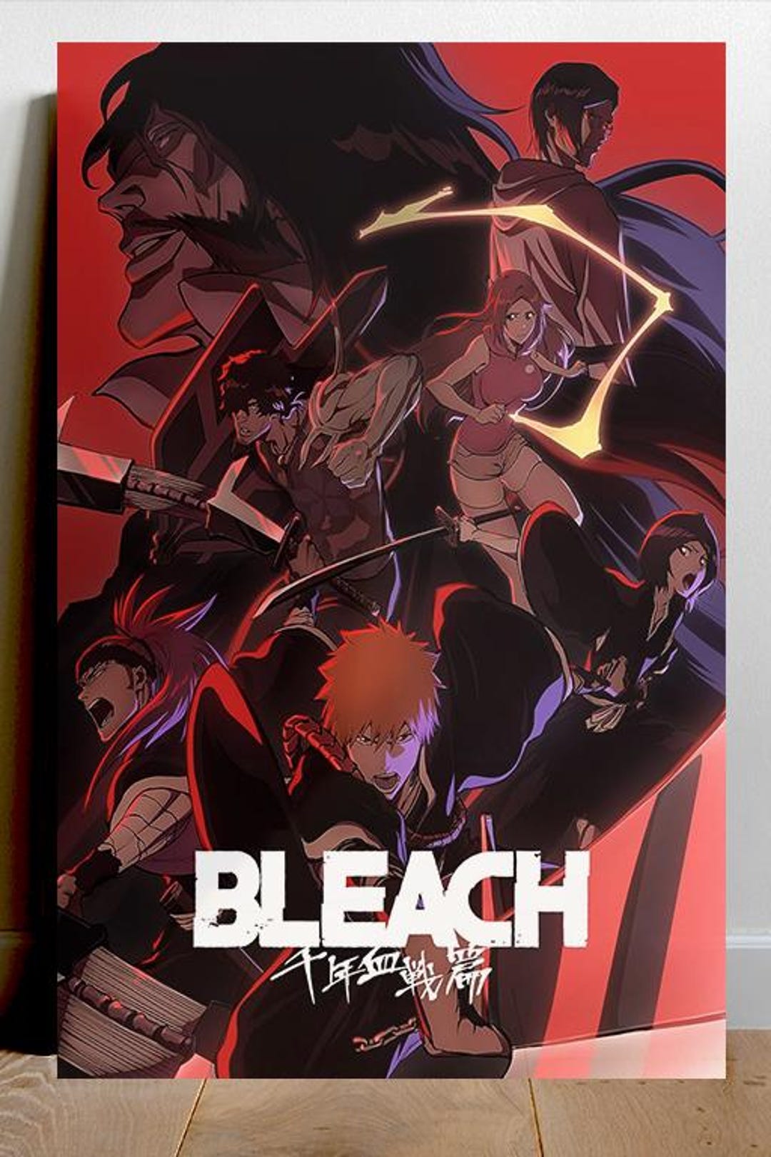 Bleach Gloss Poster - Ichigo Kurosaki Design | Anime Wall Art | TV Show ...