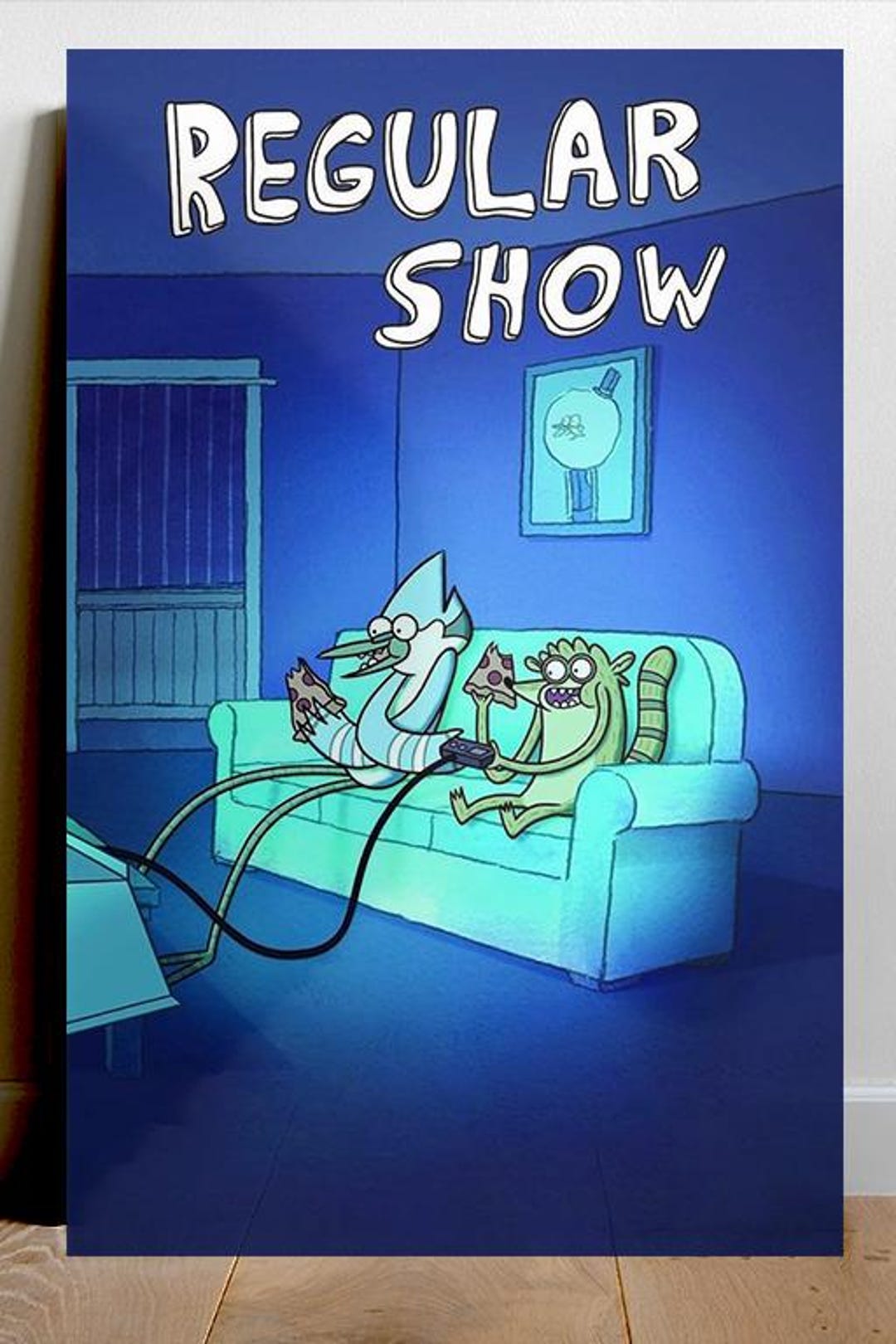 Regular Show Mordecai and Rigby Gloss Poster | TV Show Fan Art ...