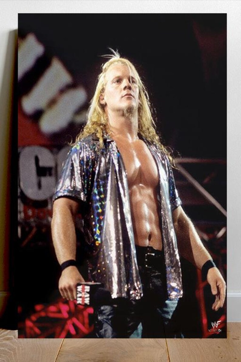 WWE Attitude Era Y2J Arrives Poster | Vintage Wrestling Art Print ...