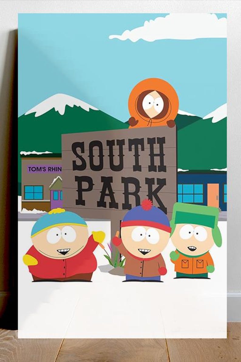 South Park Poster - Featuring Trey Parker | Matt Stone - TV Show Design ...