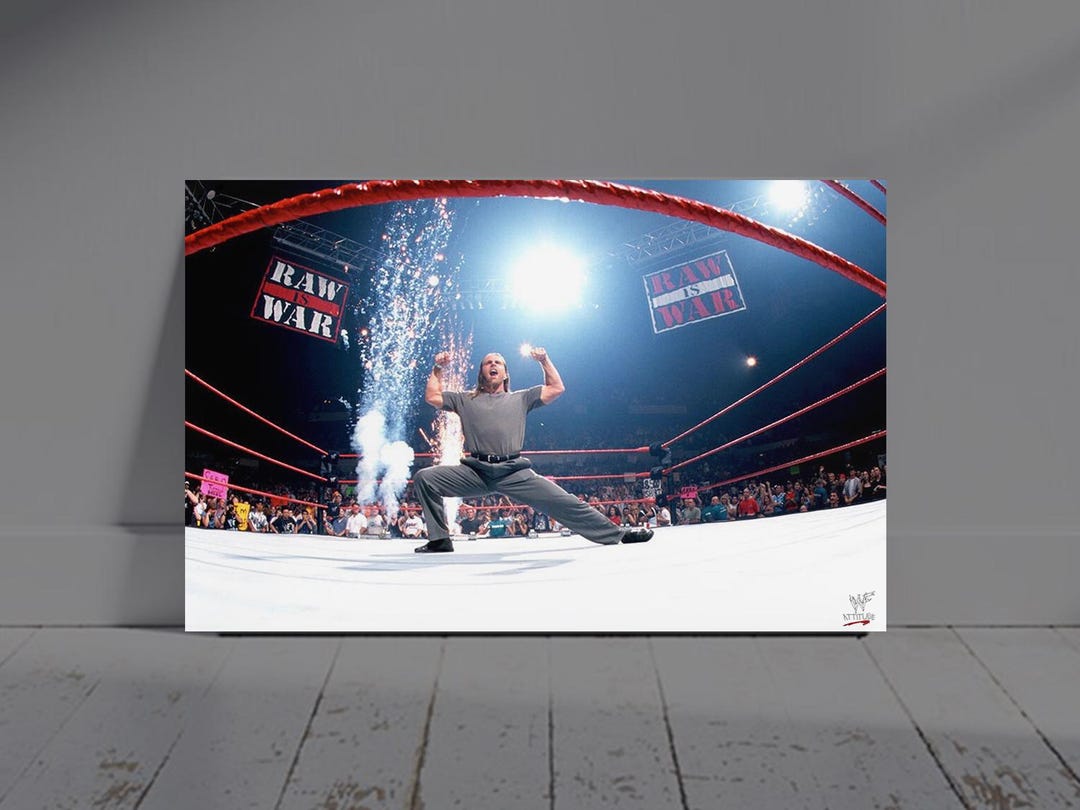 WWE Attitude Era Shawn Michaels Poster | Wrestling Legend Design ...