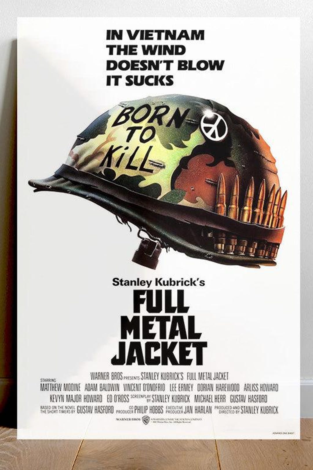Full Metal Jacket Matthew Modine Poster | Glossy Movie Print | War Film ...