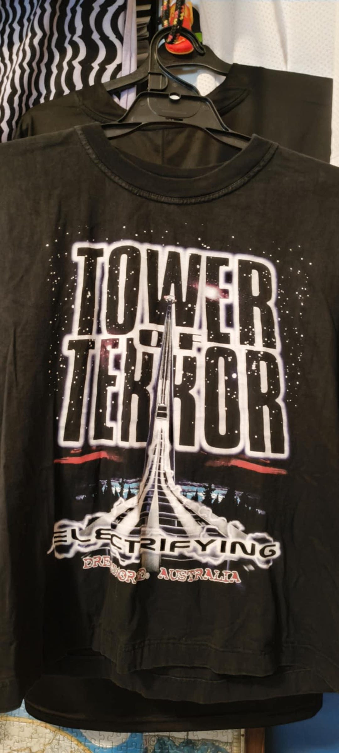Vintage Men's Australian Tee Tower of Terror Size M - Etsy
