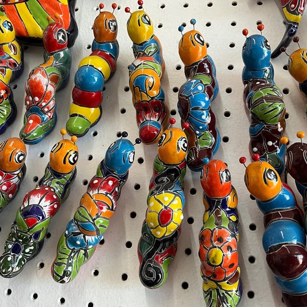 Ceramic Garden Worm - Etsy