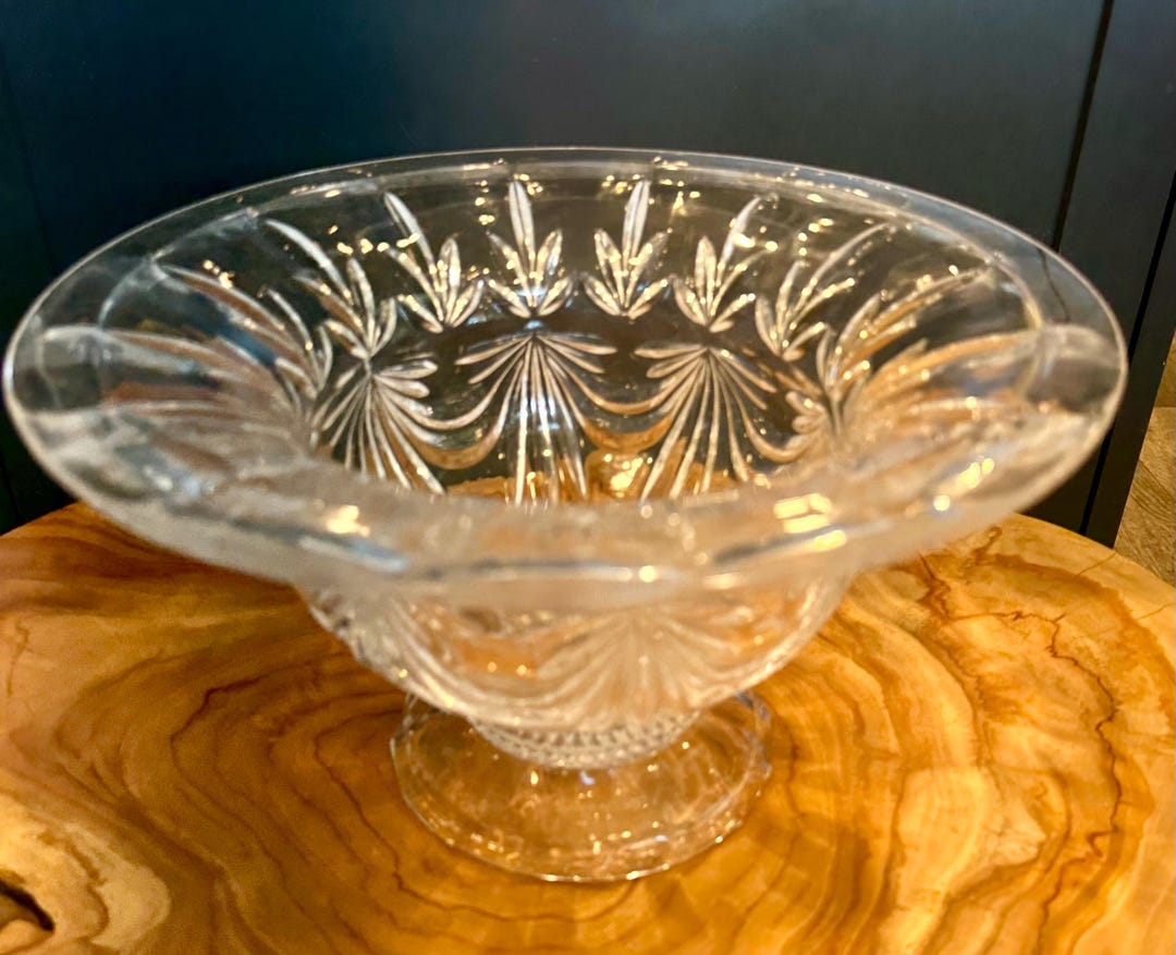 Shannon Crystal Designs of Ireland Hand Crafted Footed Bowl - "contessa ...