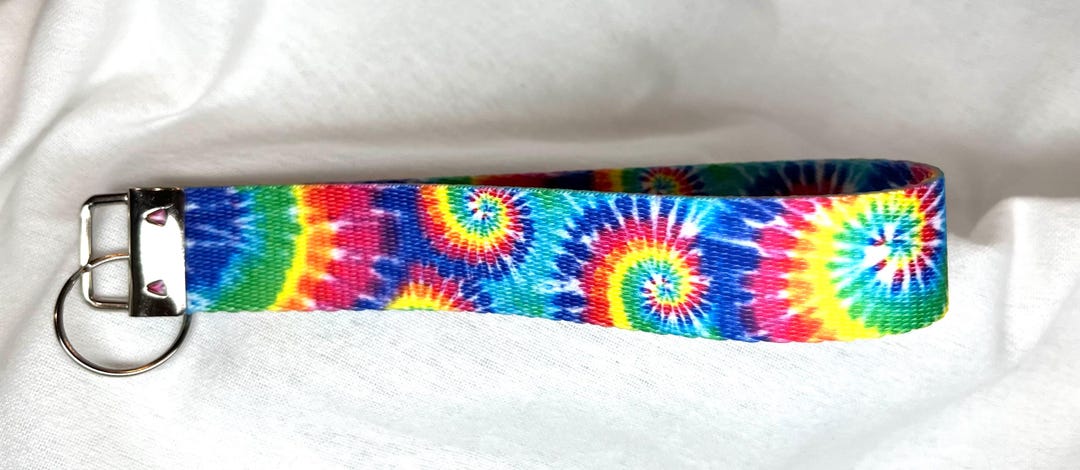 Tie Dye Key Fob - Etsy