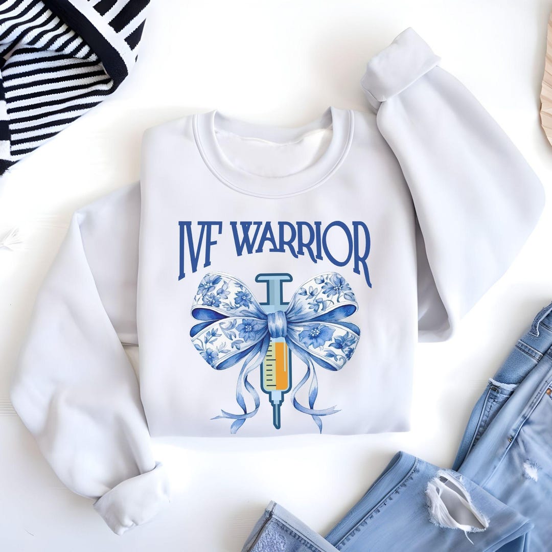 IVF Warrior Sweatshirt, Transfer Day Gift for Daughter From Mom, Egg ...