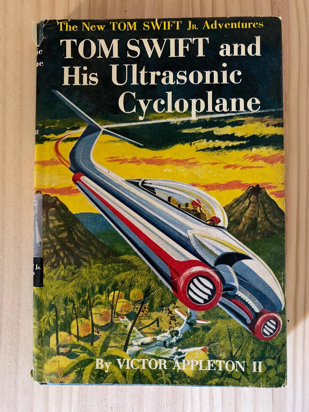Vintage Sci-fi Book, Hardcover: Tom Swift and His Ultrasonic Cycloplane ...