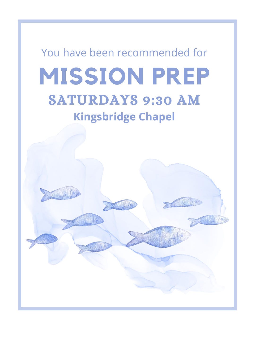 LDS Mission Prep Invitation and Flyer - Etsy