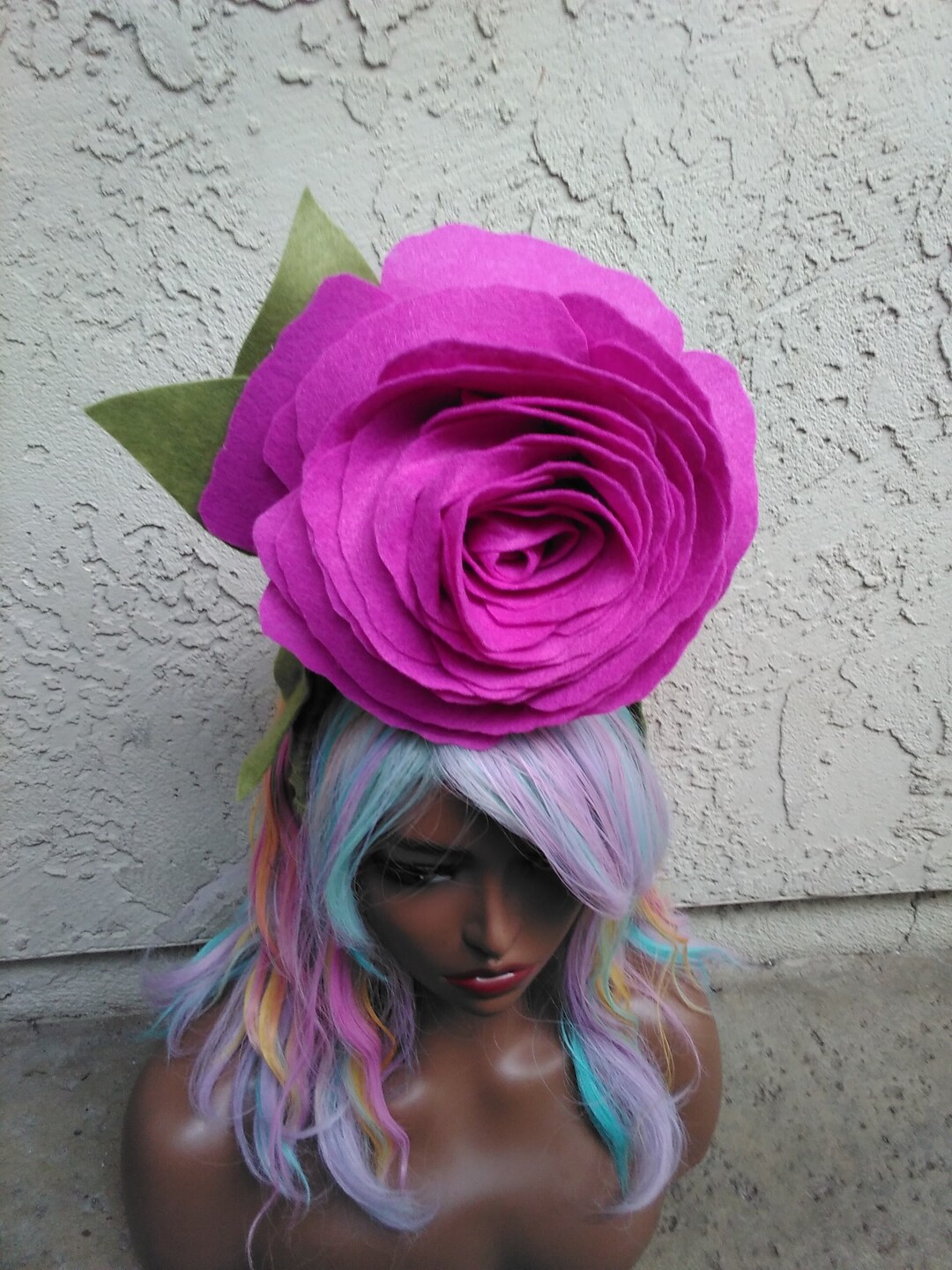 Oversized Rose Floral, Flora, Flower Crown Headband, Very Large, Over ...