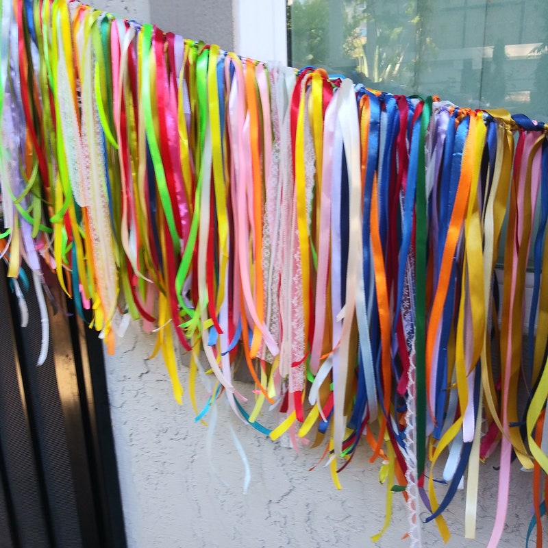 Ribbon Garland - Etsy
