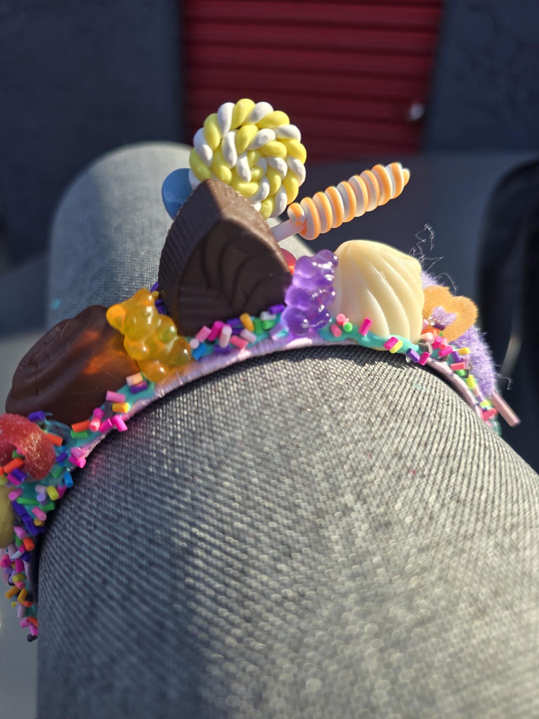 Kawaii Sweets Candy Headband Dessert Frosting Lollipop Crown Sprinkles ...