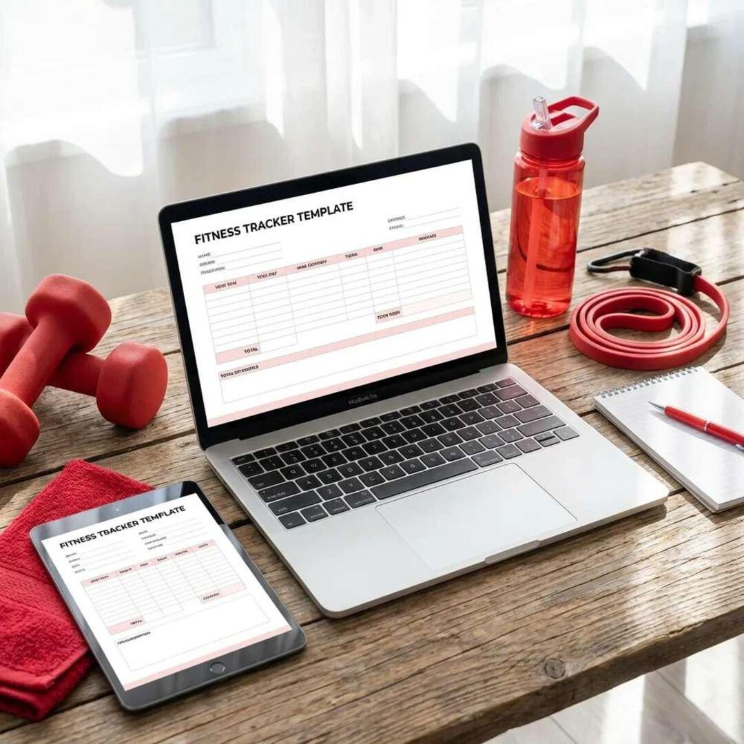 Fitness Tracker Spreadsheet | Workout Log Strength Training | Body ...