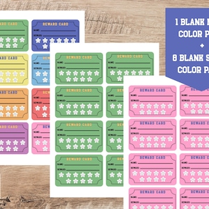 Printable Punch Cards | Incentive Reward for Students | Back to School ...