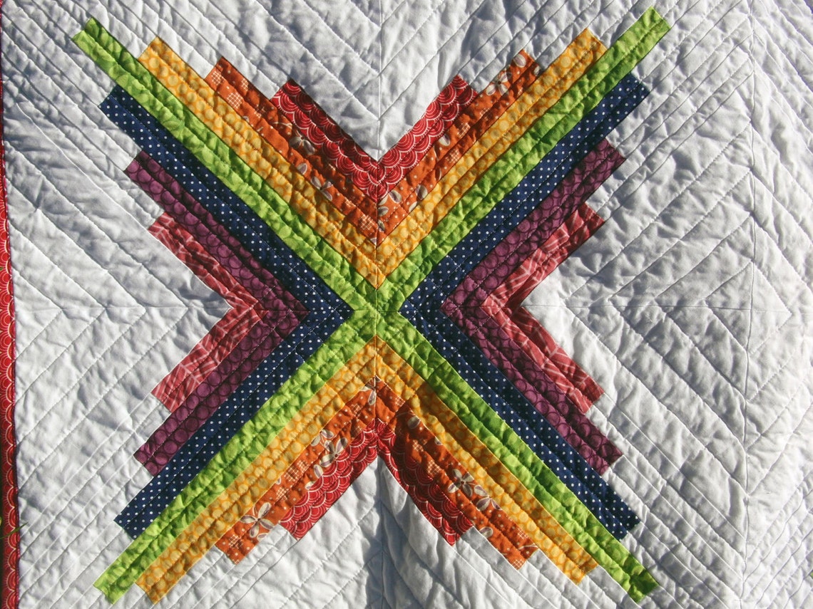 PATTERN for Color Burst Quilt pdf - Etsy
