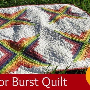PATTERN for Color Burst Quilt (pdf) - Etsy