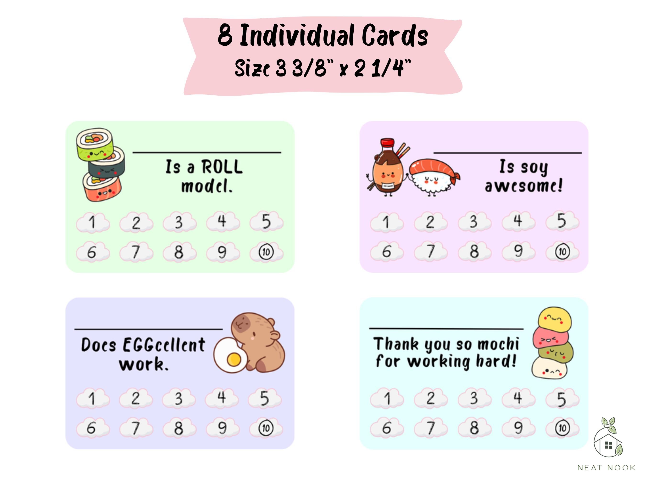 Kids Reward Card Printable | Punch Card Reward System | Cute Classroom ...