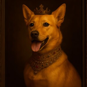 Custom Royal Pet Portrait | Funny Digital Poster | Pet Photo to Noble ...