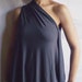 Gray One Shoulder Top - Etsy