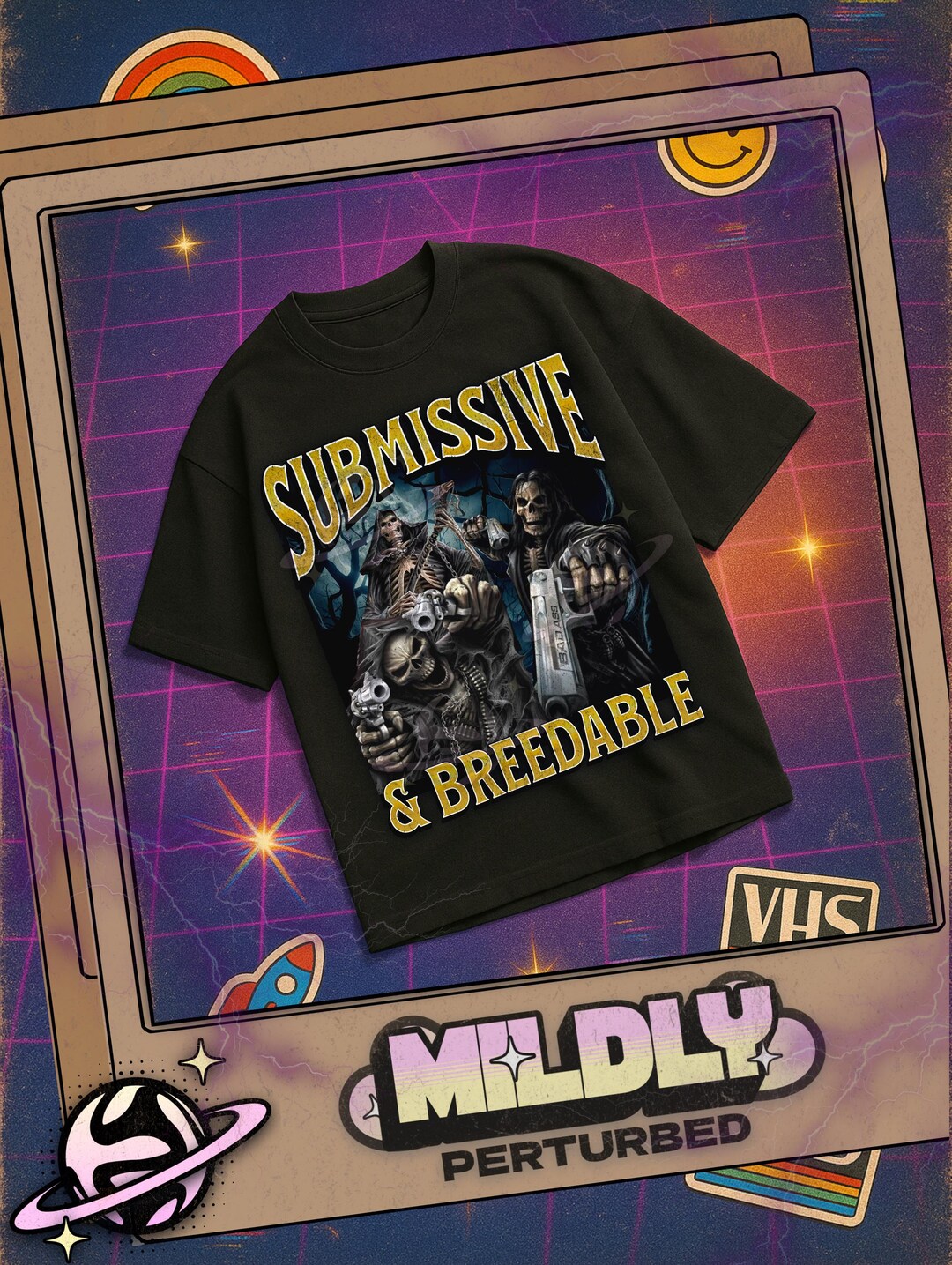 Submissive and Breedable Funny Hard Skeleton Meme Bootleg Graphic T ...