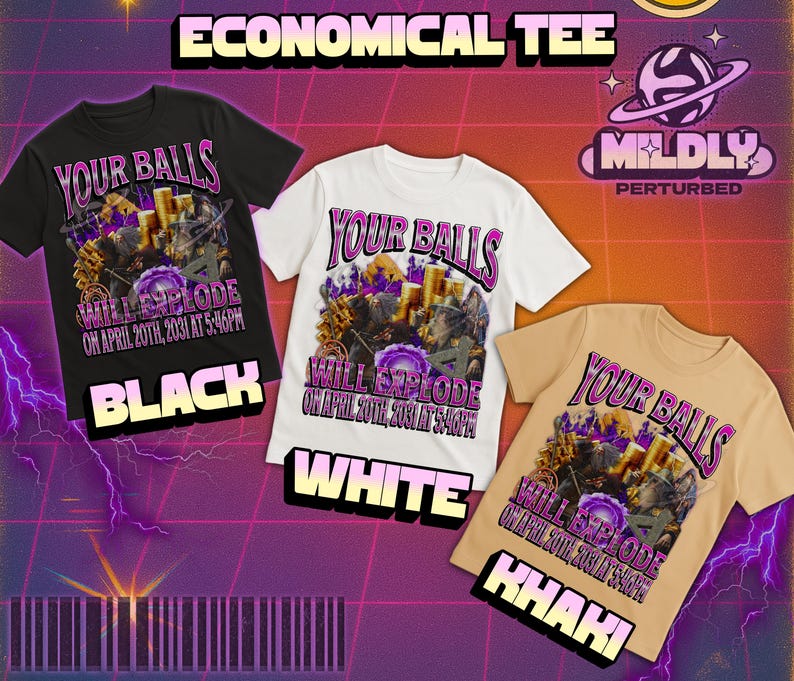 Your Balls Will Explode Funny Wizard Offensive Meme Bootleg Graphic T ...