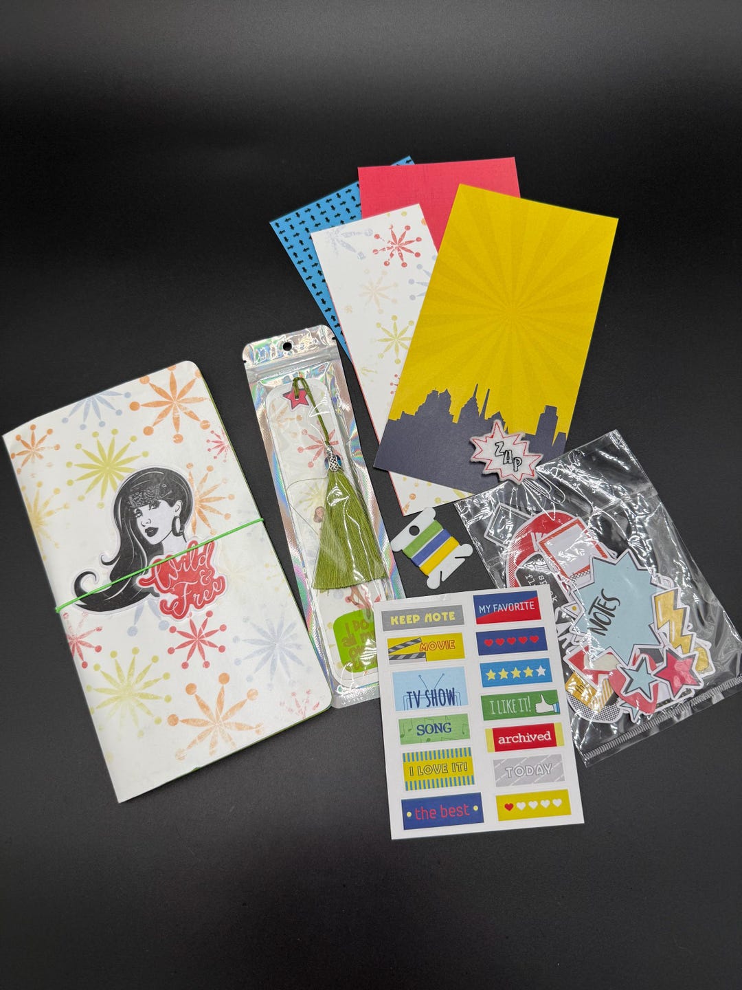 Comic Theme Junk Journal Kit - Etsy