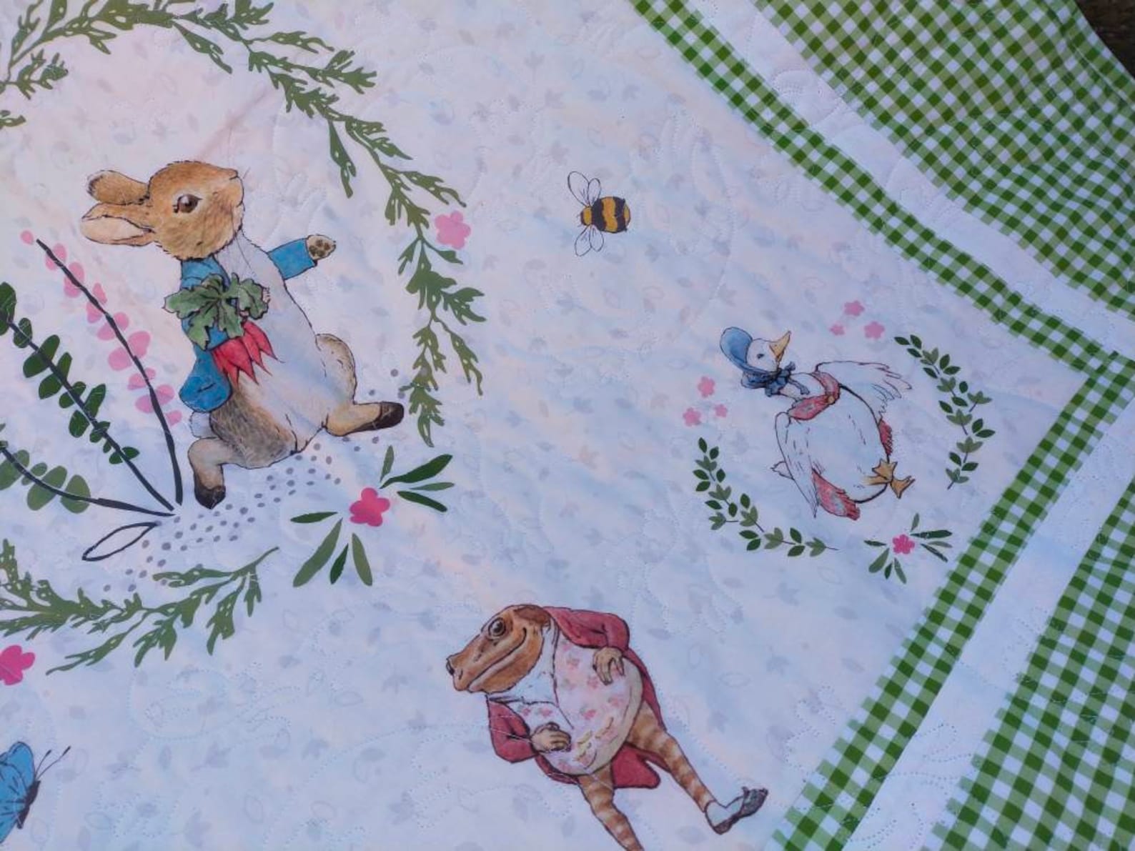 Peter Rabbit Baby Quilt Beatrix Potter Nursery Decor Baby - Etsy