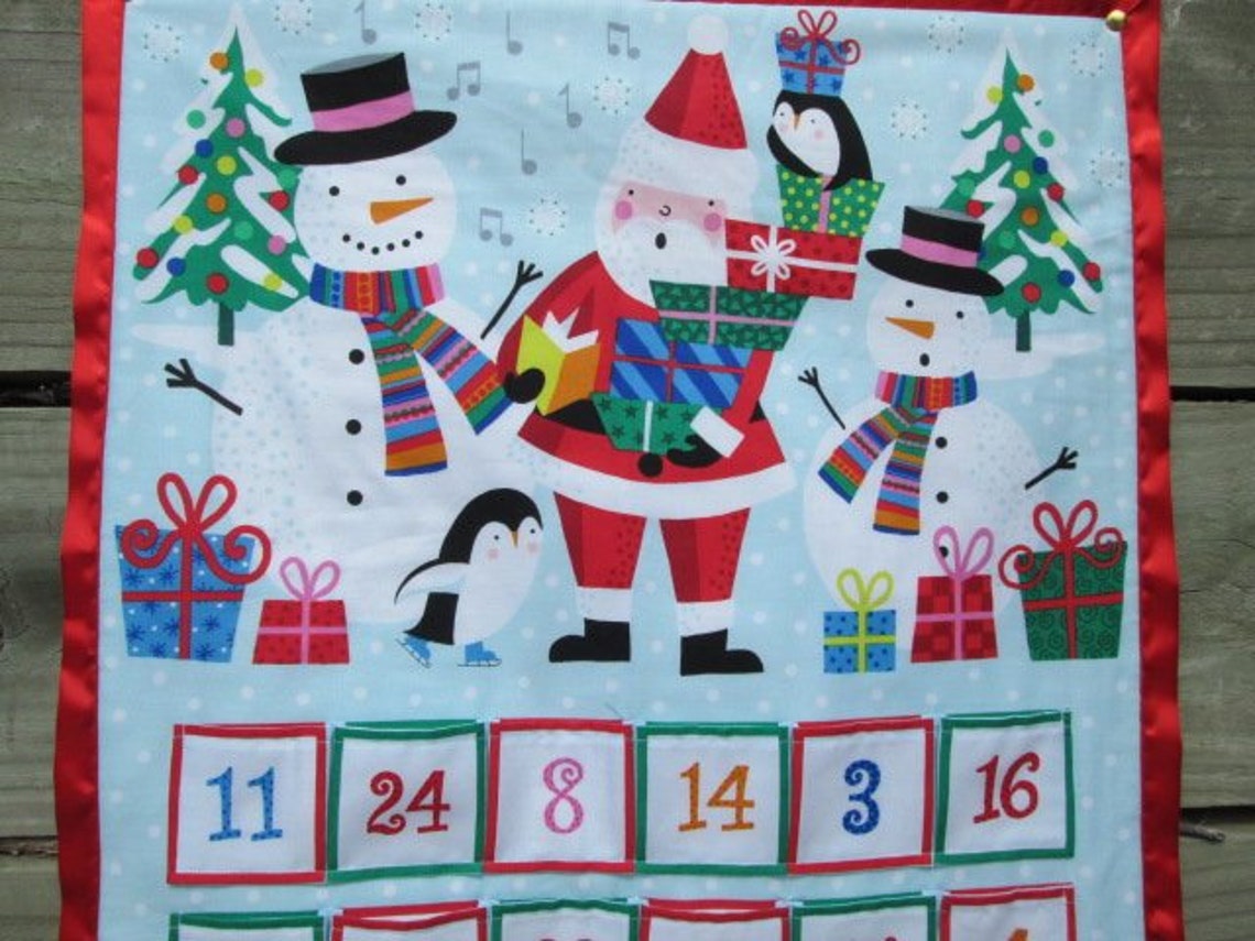 Advent Calendar for Kids Personalized Option Wall Hanging - Etsy
