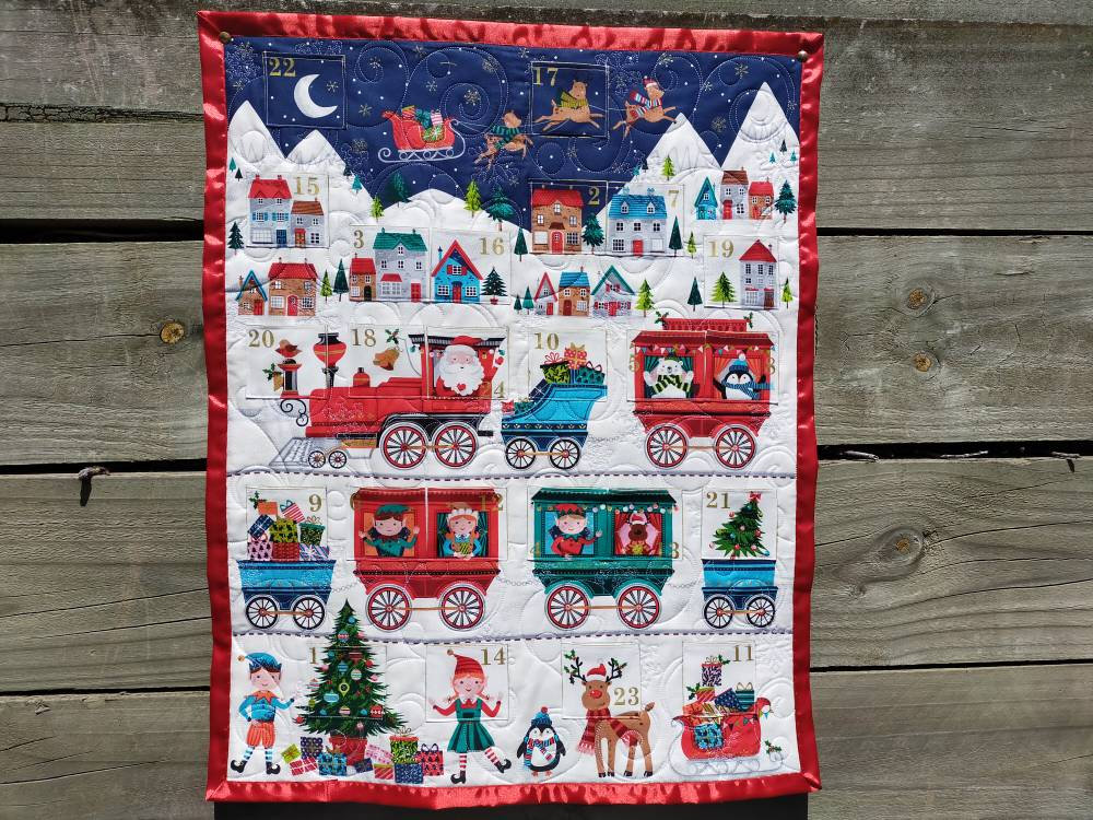 Christmas Advent Calendar Santa's Train - Etsy